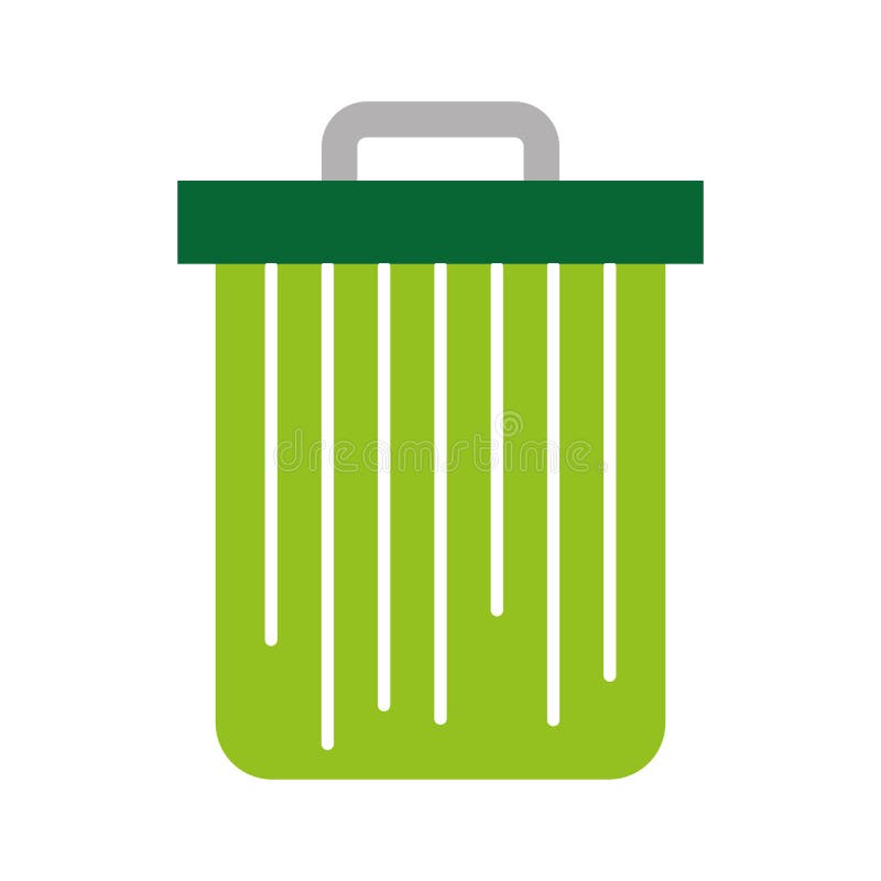Trush can stock vector. Illustration of garbage, figure - 92269962