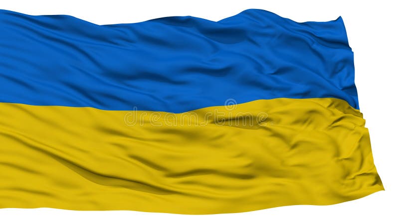 Isolated Ukraine Flag stock image. Image of horizontal - 91178465