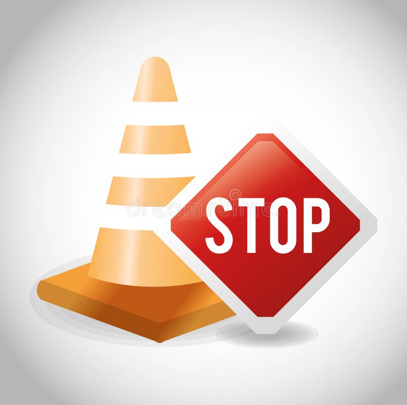 Isolated Under Construction Design Design Stock Illustration ...