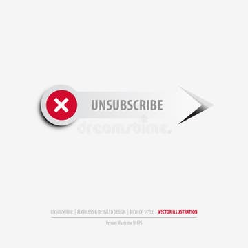 Unsubscribe Button Stock Illustrations – 133 Unsubscribe Button Stock ...