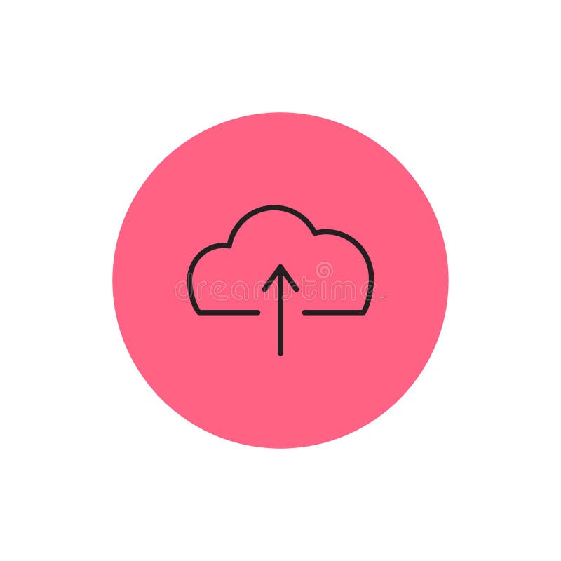 Isolated Upload Icon Vector Illustration Stock Vector - Illustration of ...