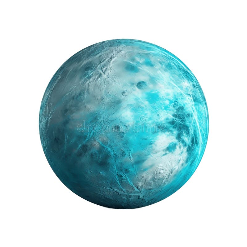 Isolated Uranus Isolated on Transparent Background, Generative Ai Stock ...