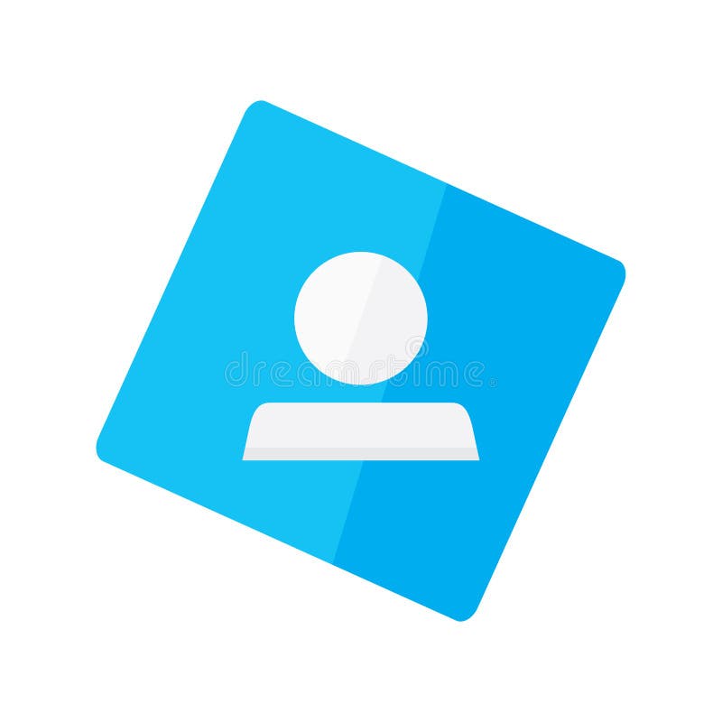 Isolated User Avatar on a Sticker Stock Vector - Illustration of design ...