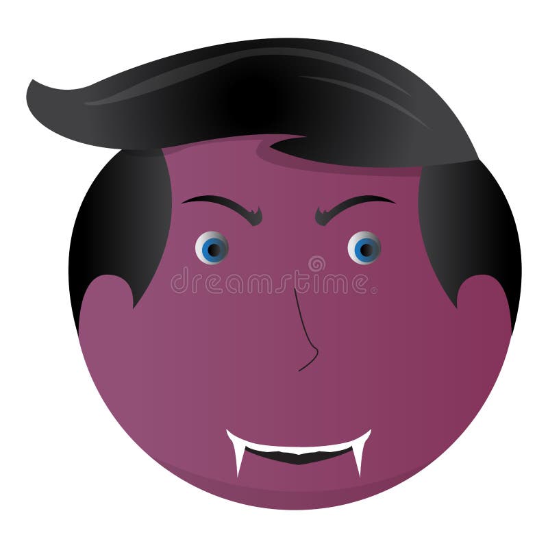 Vampire, boy at mask, eps. stock vector. Illustration of celebrities ...