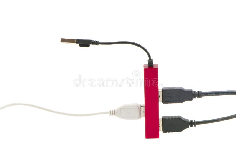 Isolated Various Usb Cable Group Stock Image - Image of computer ...