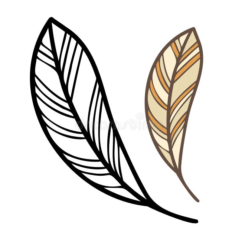 Isolated Vector Black and White Illustration Design with Abstract ...