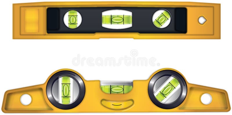 Isolated Vector Bubble Levels Stock Illustration - Illustration of ...