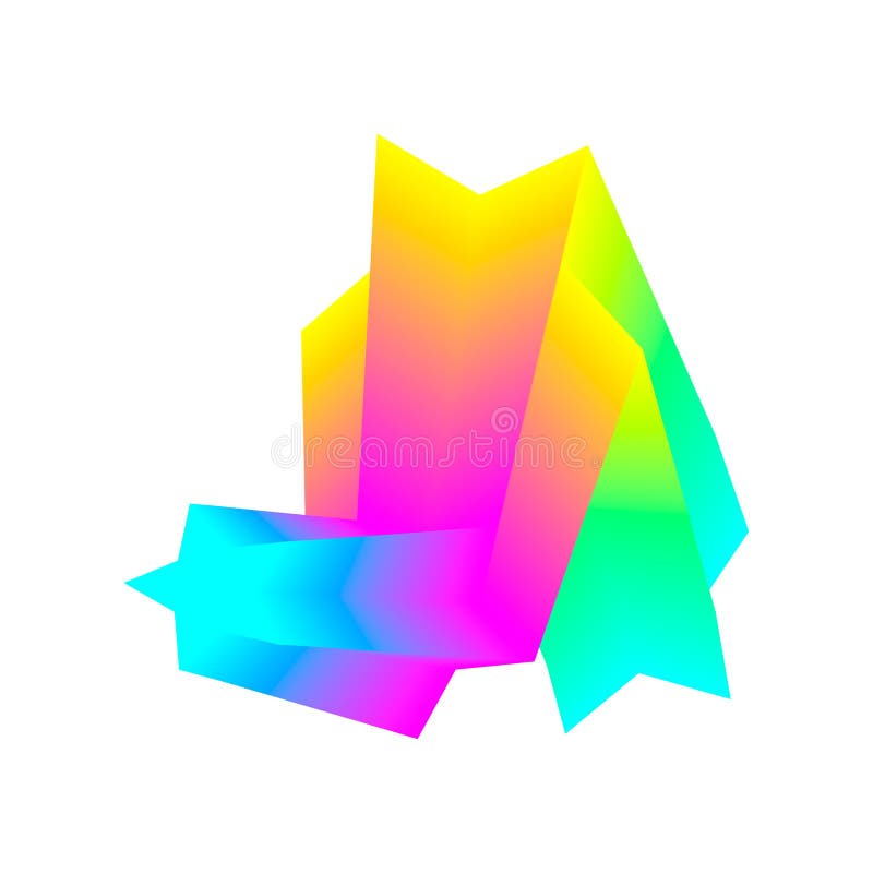 Isolated Vector Flow Shape. Abstract Illustration Stock Vector ...