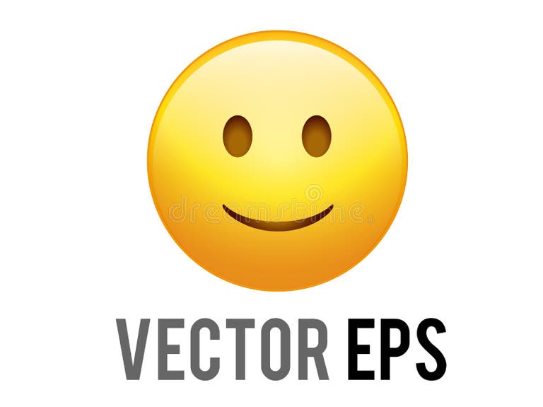 Isolated Vector Gradient Yellow Smiley Face Icon Stock Vector ...