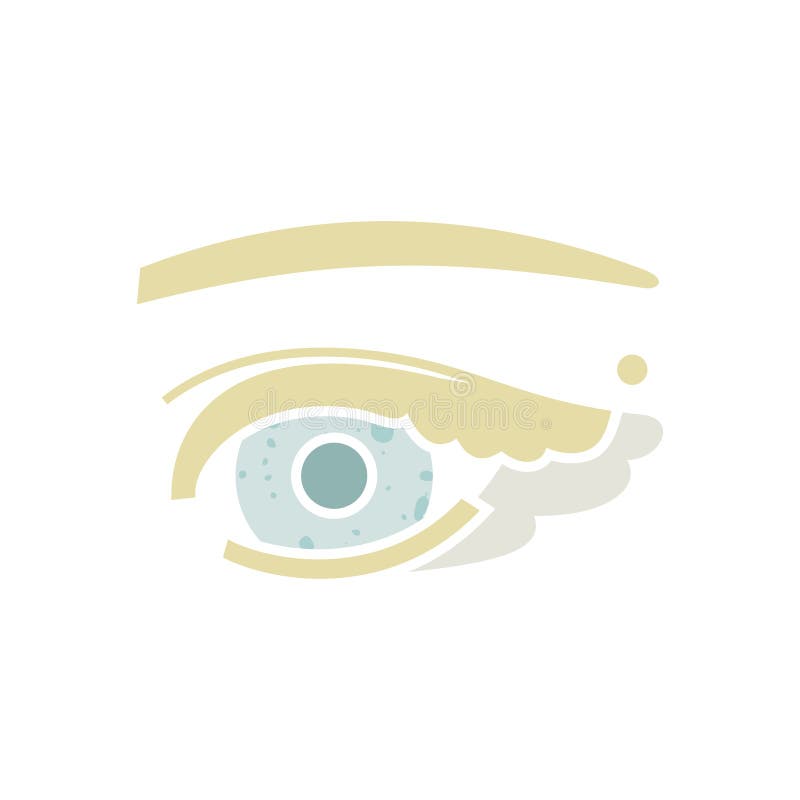 Isolated Vector Icon of Beautiful Female Eye Stock Vector ...
