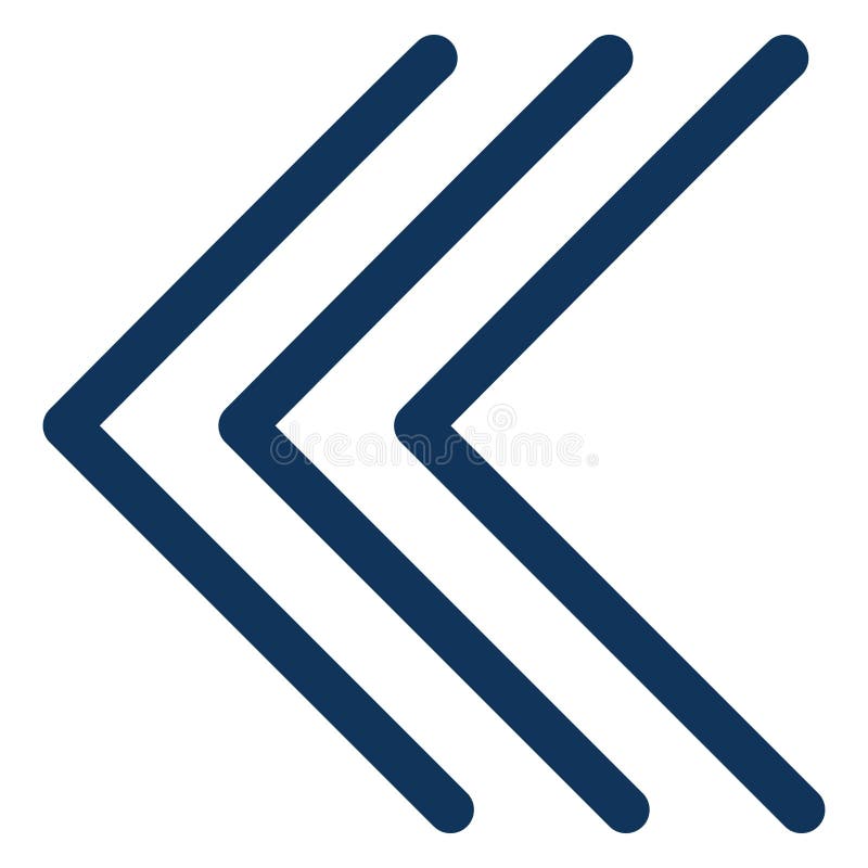 Three Direction Arrow, Pathway Isolated Vector Icon Which Can Be Easily ...