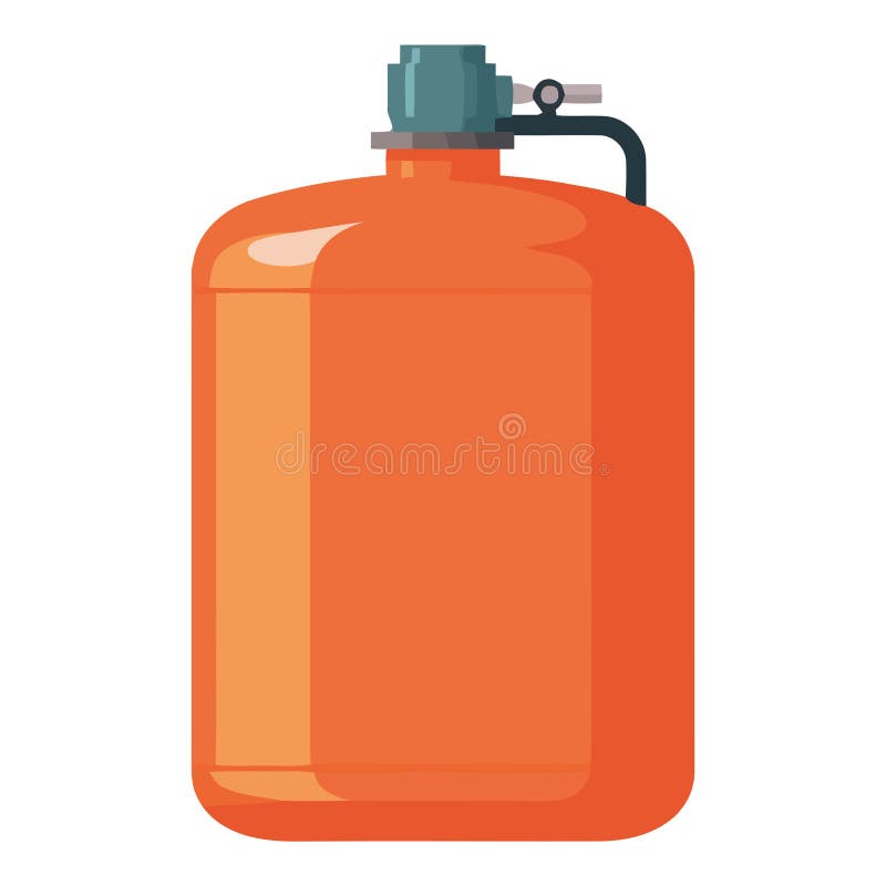 Isolated Vector Illustration of Chemical Storage Container Stock Vector ...