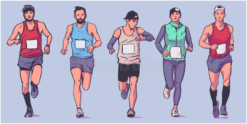 Long Distance Runner Stock Illustrations – 385 Long Distance Runner ...