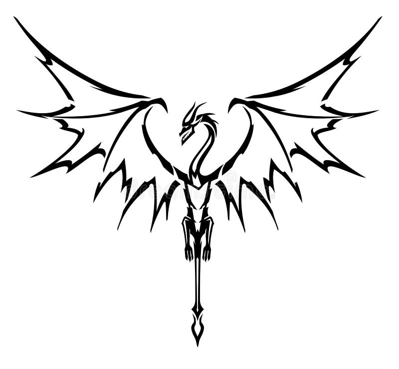 Sitting Dragon Front View