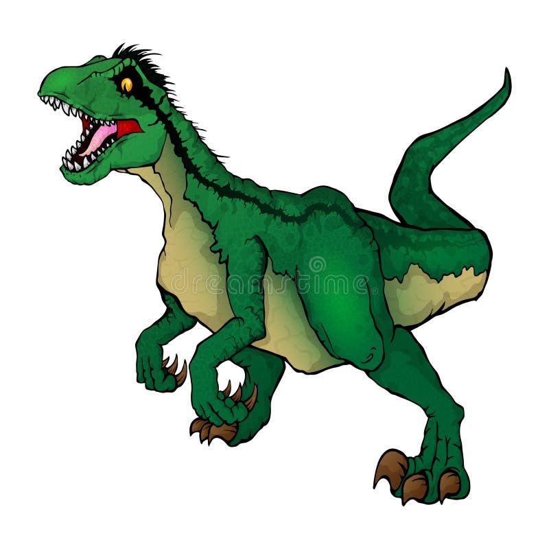Isolated Vector Illustration of a Raptor Stock Vector - Illustration of ...