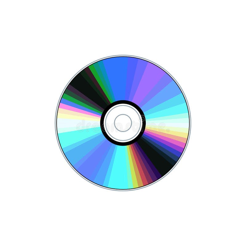 CD Disk Icon. Compact Disc Image. DVD Disc for Recording Information ...