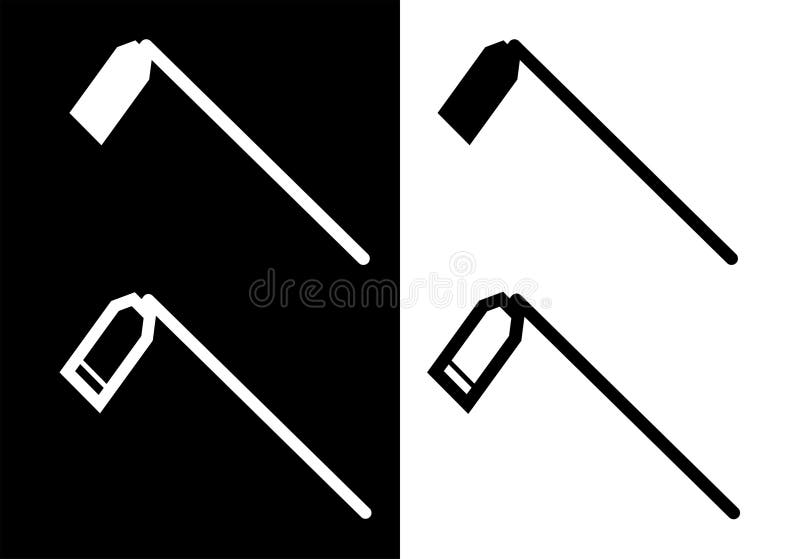 Hoe Icon. Symbol of Field Work, Garden or Labor. Tool of Labor ...