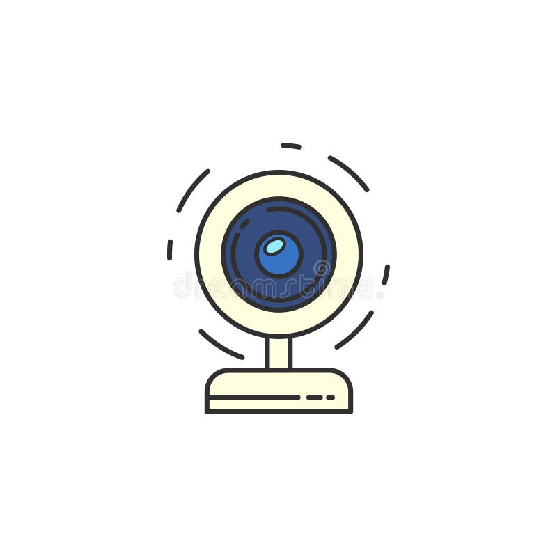 Isolated Vector Webcam Icon. Stock Vector - Illustration of element ...