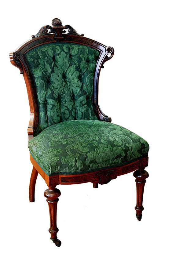 Isolated Victorian chair stock photo. Image of victorian - 14928410