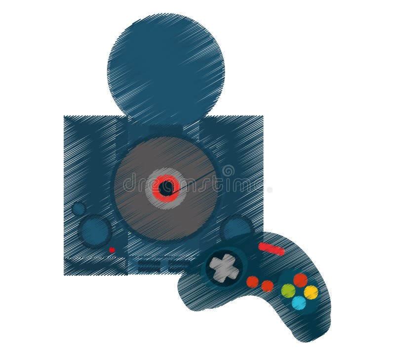 Isolated Videogame Control Design Stock Vector - Illustration of ...