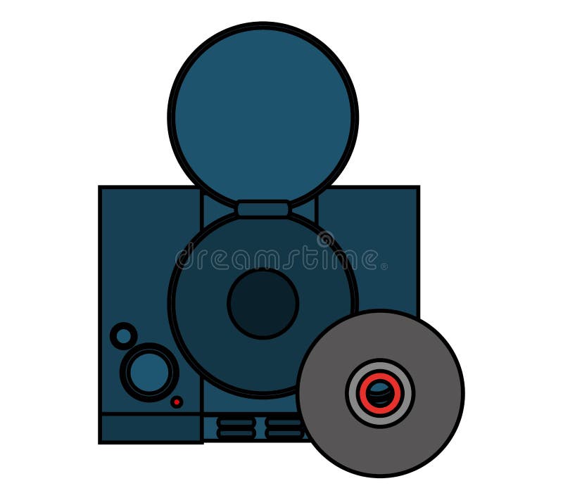 Isolated Videogame Console Design Stock Vector - Illustration of ...