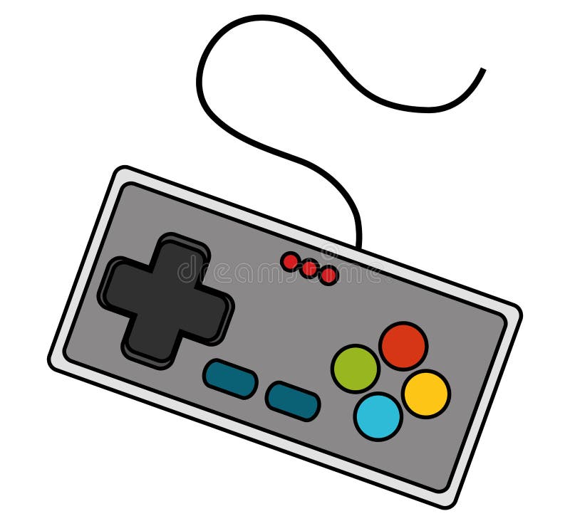 Isolated Videogame Control Design Stock Vector - Illustration of ...