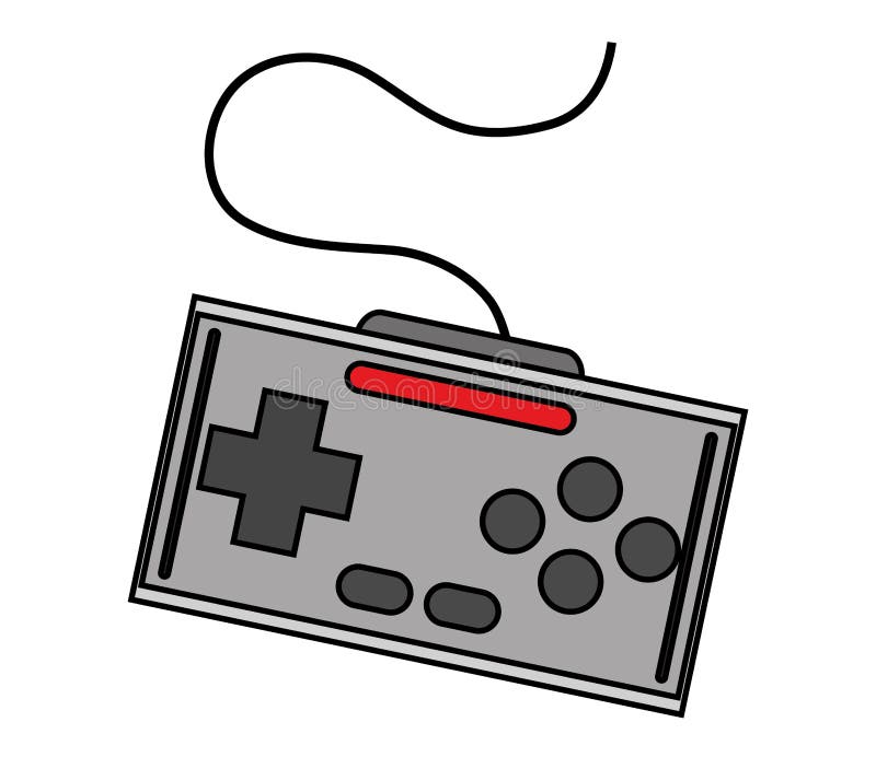 Isolated Videogame Control Design Stock Vector - Illustration of ...