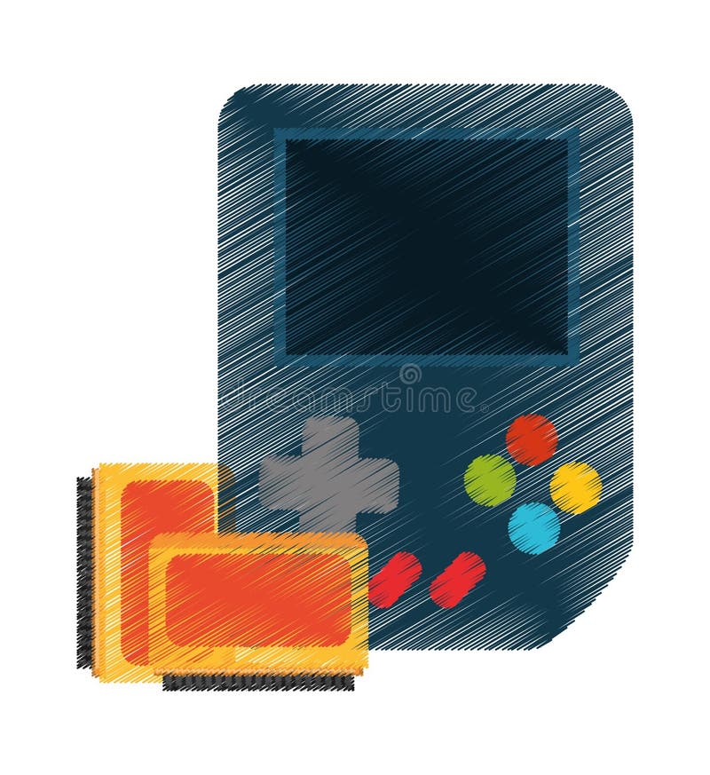 Isolated Videogame Control Design Stock Vector - Illustration of ...