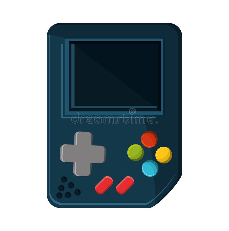 Isolated Videogame Device Design Stock Vector - Illustration of gaming ...