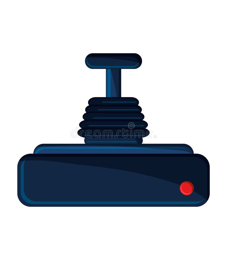 Isolated Videogame Joystick Design Stock Vector - Illustration of ...