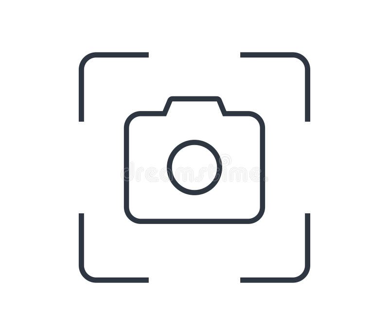 Isolated Viewfinder Camera Symbol. Concept of Photography Stock Vector ...