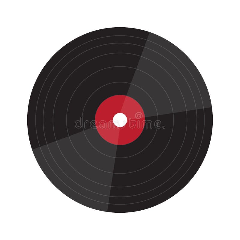 Isolated vinyl icon stock vector. Illustration of play - 111749589