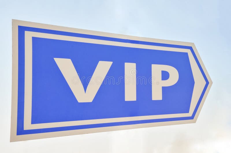 Ä°solated VIP Sign Arrow with Blue Color Stock Image - Image of icon ...