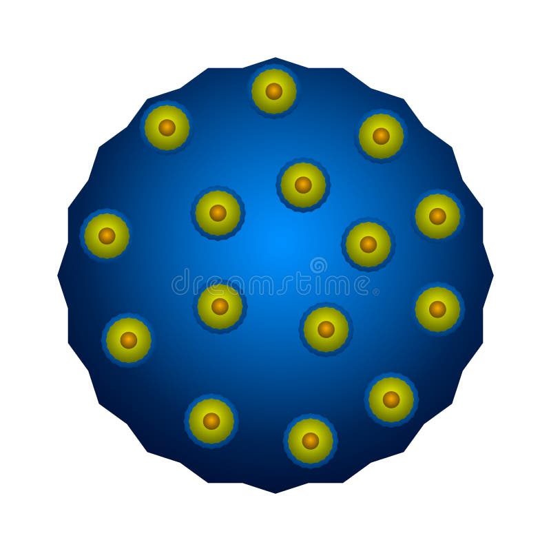 Isolated virus image stock vector. Illustration of outbreak - 180563337