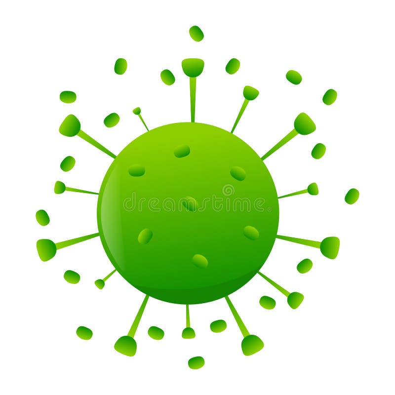 Isolated virus image stock vector. Illustration of isolated - 180580892