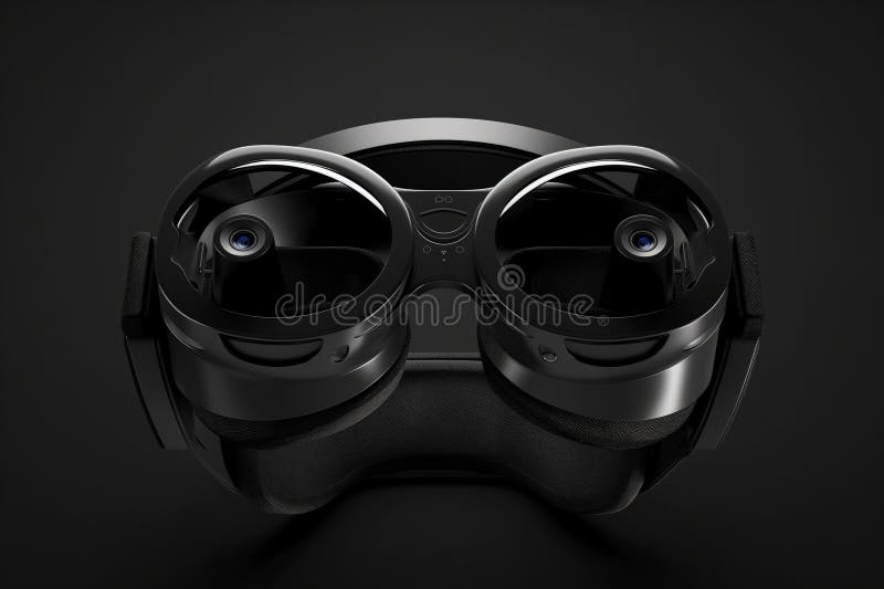 Isolated Vr Glasses. 360 Degree POV, VR Headset Stock Illustration ...