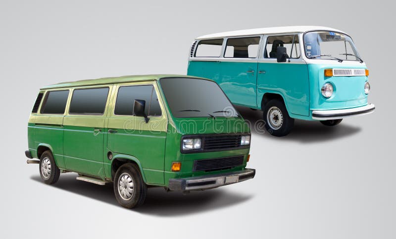 Bus vans stock image. Image of green, view, isolated - 30202173