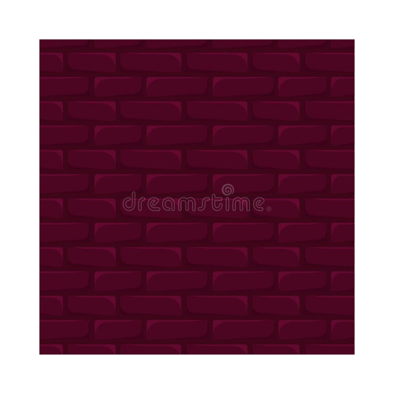 Isolated Wall Element in Magenta Stock Illustration - Illustration of ...