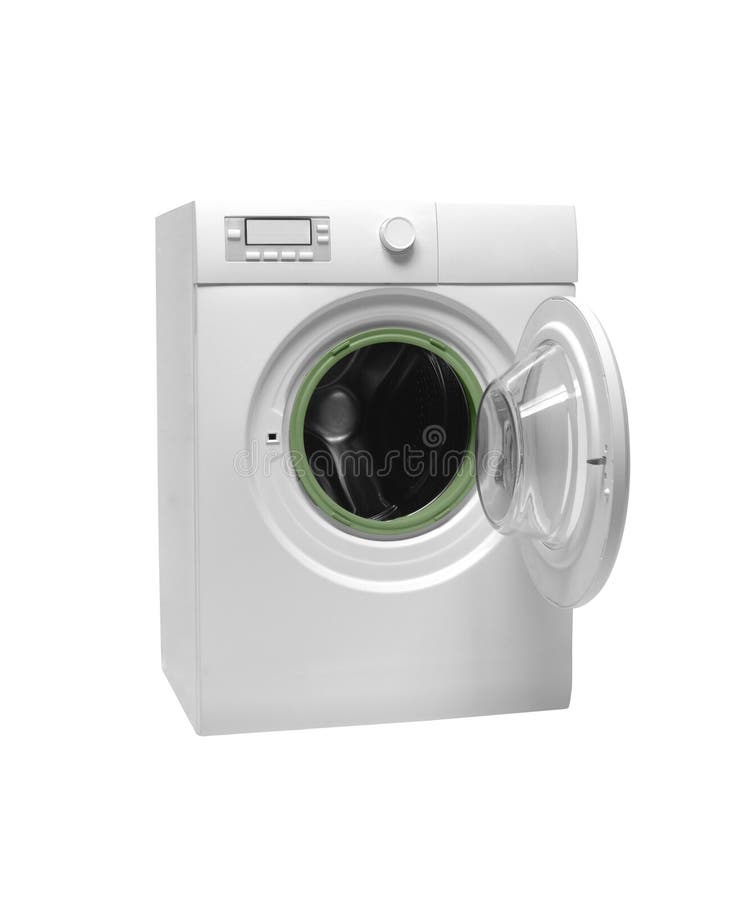 Isolated washing machine stock photo. Image of wash, rinse - 76187402