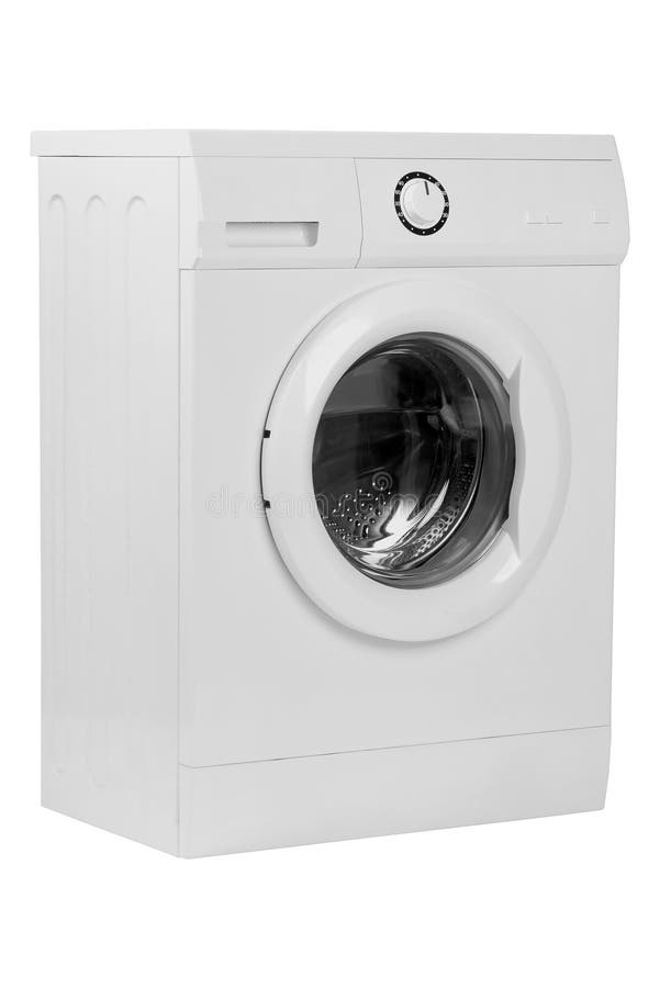 Isolated Washing Machine on a White Background Stock Image - Image of ...