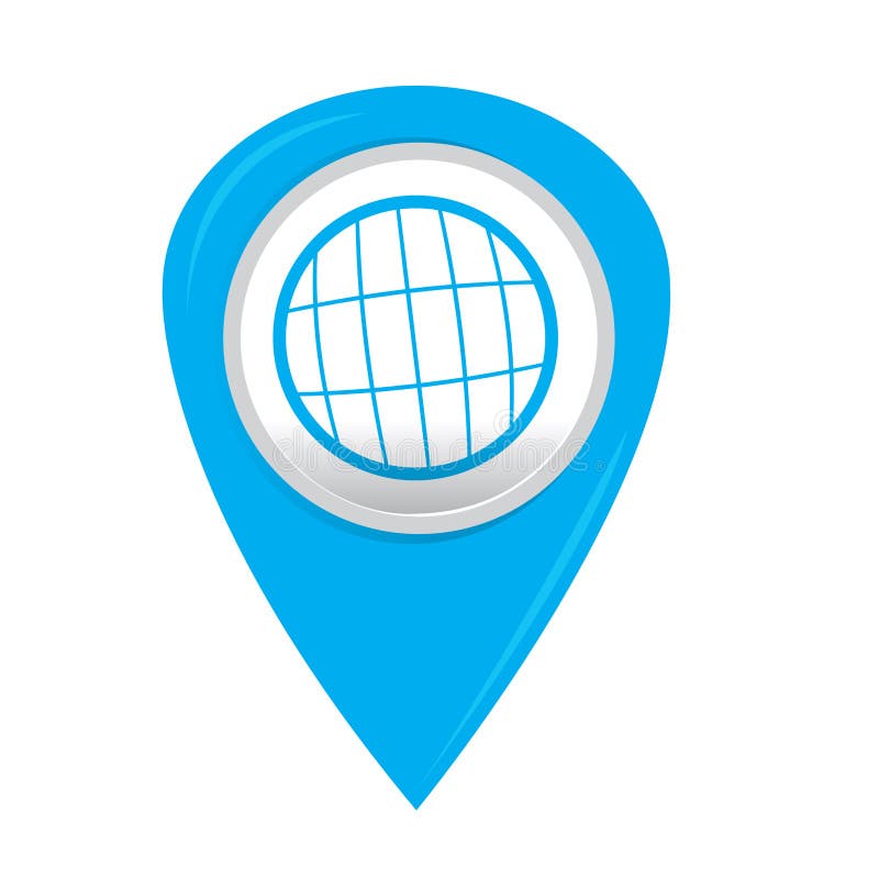 Isolated web pin stock vector. Illustration of element - 84132864