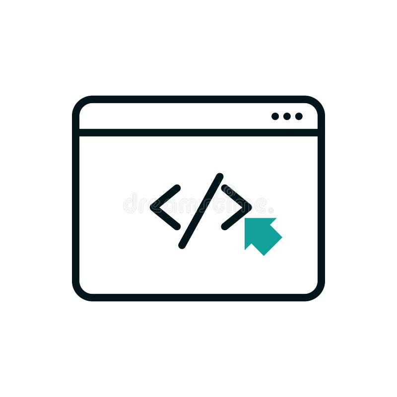 Isolated Website Icon Fill Vector Design Stock Vector - Illustration of ...