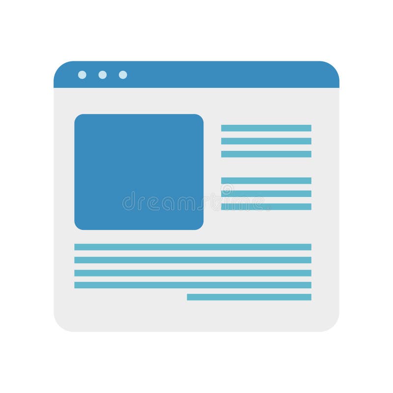 Isolated Website Icon Vector Design Stock Vector - Illustration of ...