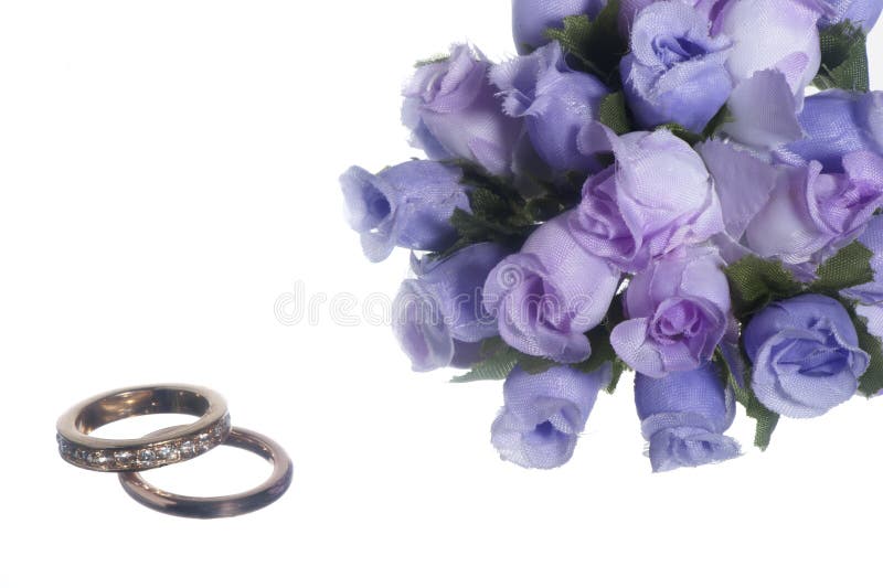 Isolated wedding rings stock photo. Image of path, rings - 4294468