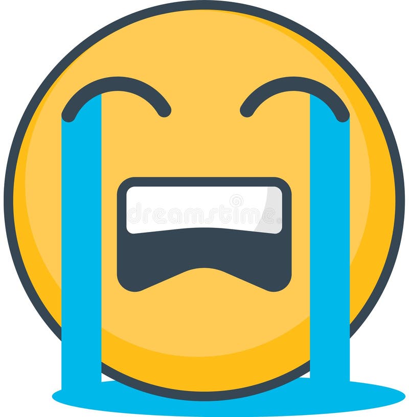 Weeping Emoticon Stock Illustrations – 555 Weeping Emoticon Stock ...