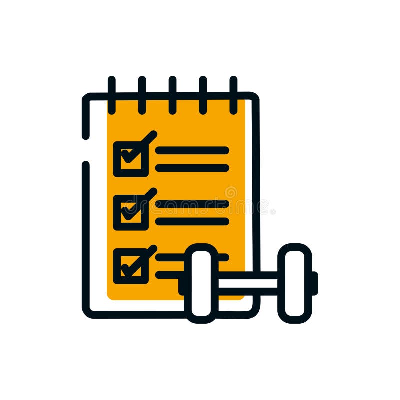 Isolated Weight and Check List Vector Design Stock Vector ... Isolated Weight and Check List Vector Design Stock Vector ...