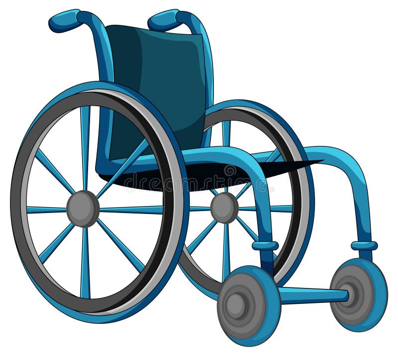 Disable Man Cartoon Sitting on Wheelchair Stock Vector - Illustration ...