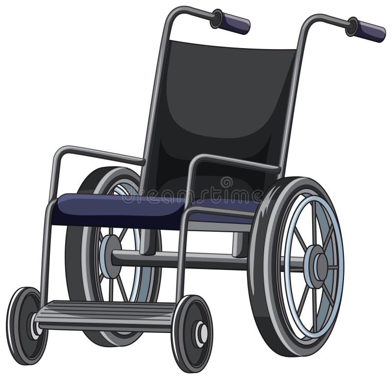 Disable Man Cartoon Sitting on Wheelchair Stock Vector - Illustration ...