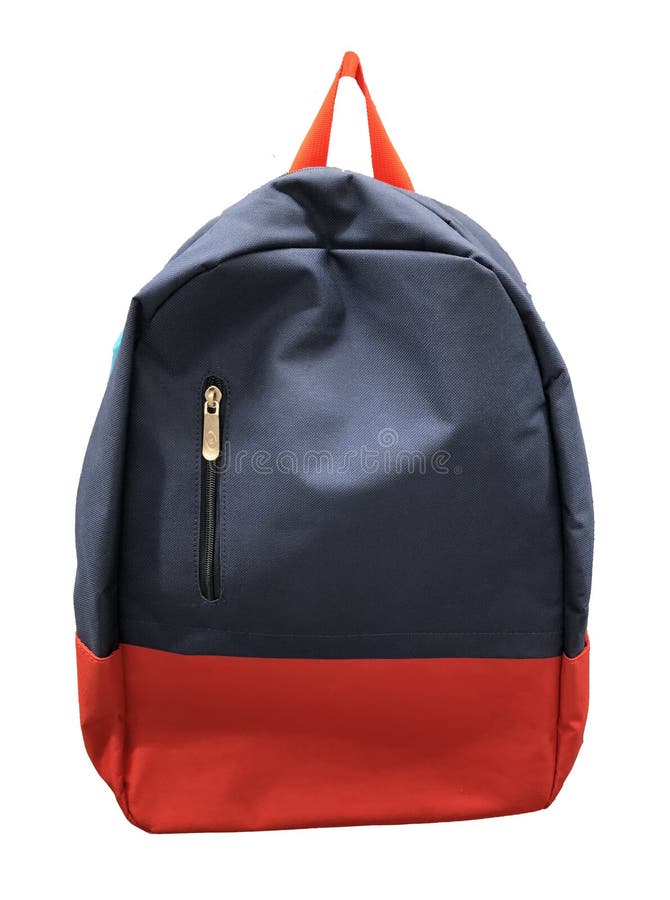 Isolated on White Background Backpack Bag Stock Image - Image of white ...