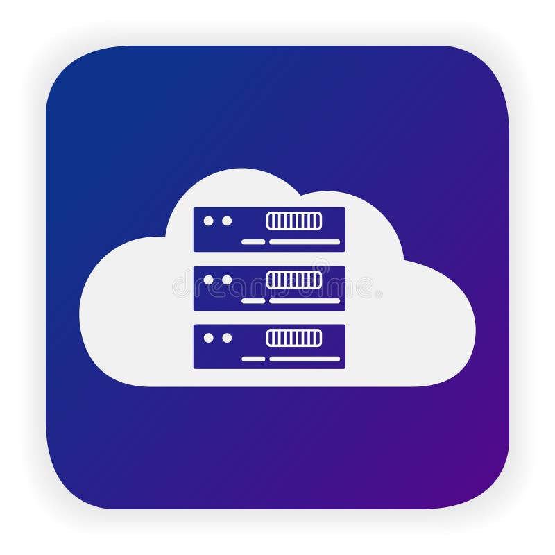 Cloud Storage Update. Upload Icon. Flat Vector. Stock Vector ...